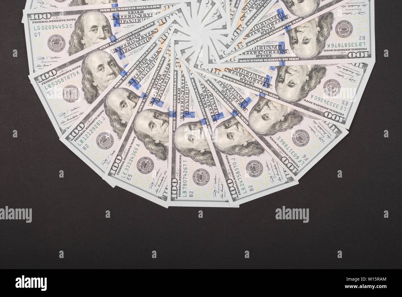 Mandala kaleidoscope from money. Abstract money background raster ...