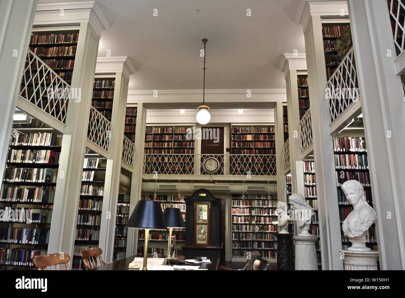 The iconic and historic Boston Athenaeum private membership library ...