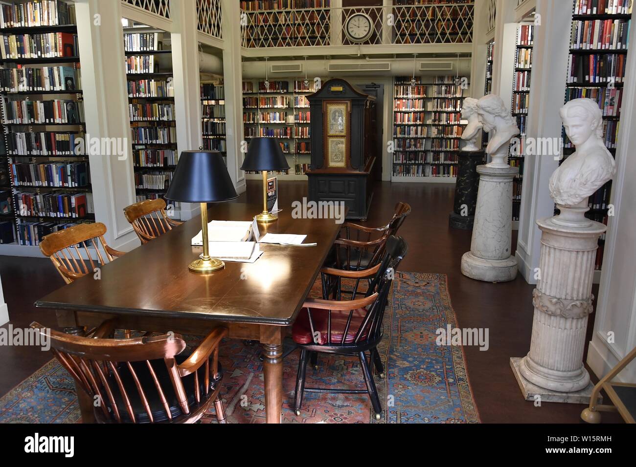 The iconic and historic Boston Athenaeum private membership library ...