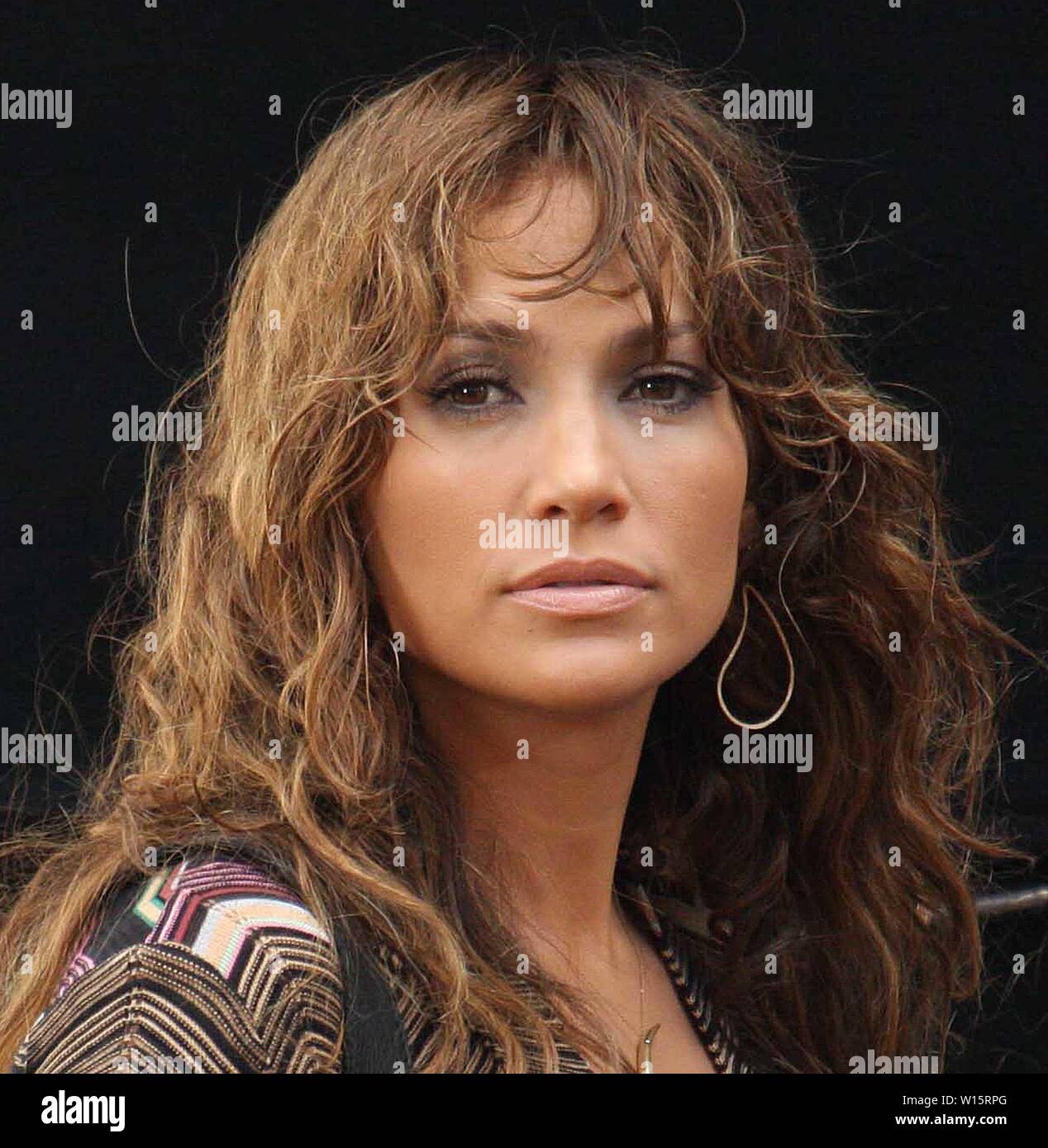Jennifer Lopez during the shooting The Back-up Plan 2009 Photo By John ...