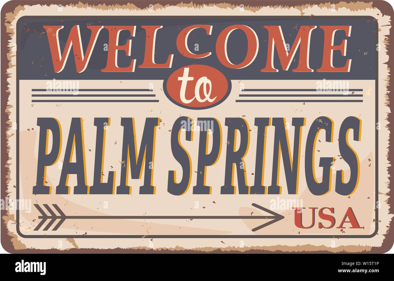 Palm springs art Stock Vector Images - Alamy