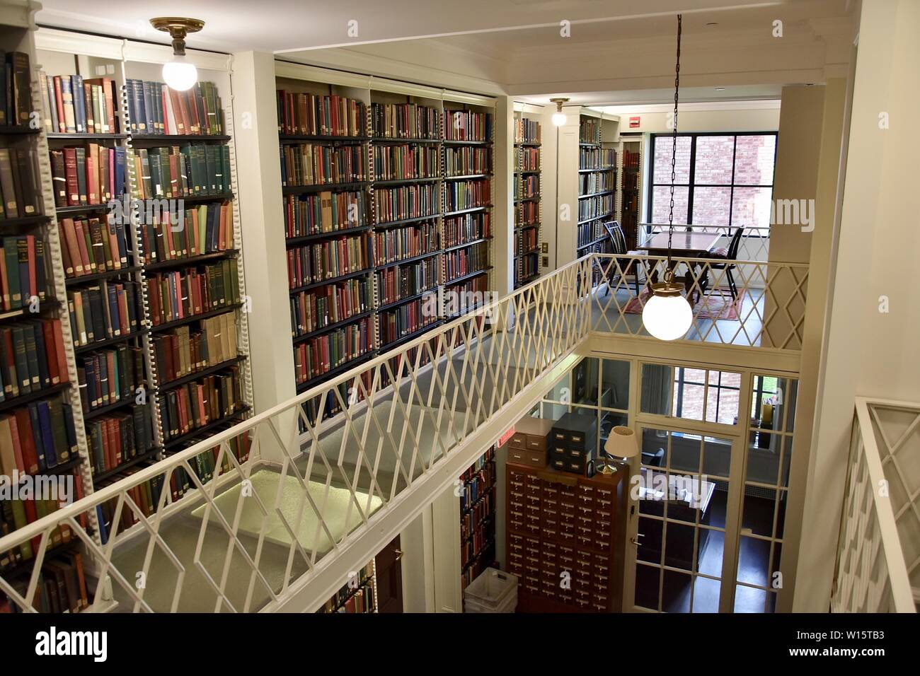 The iconic and historic Boston Athenaeum private membership library ...