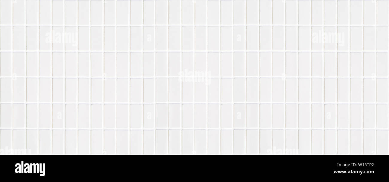 white ceramic tile with many little rectangles in wide screen form ...
