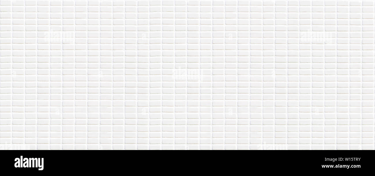 white ceramic tile with many little rectangles in wide screen form ...