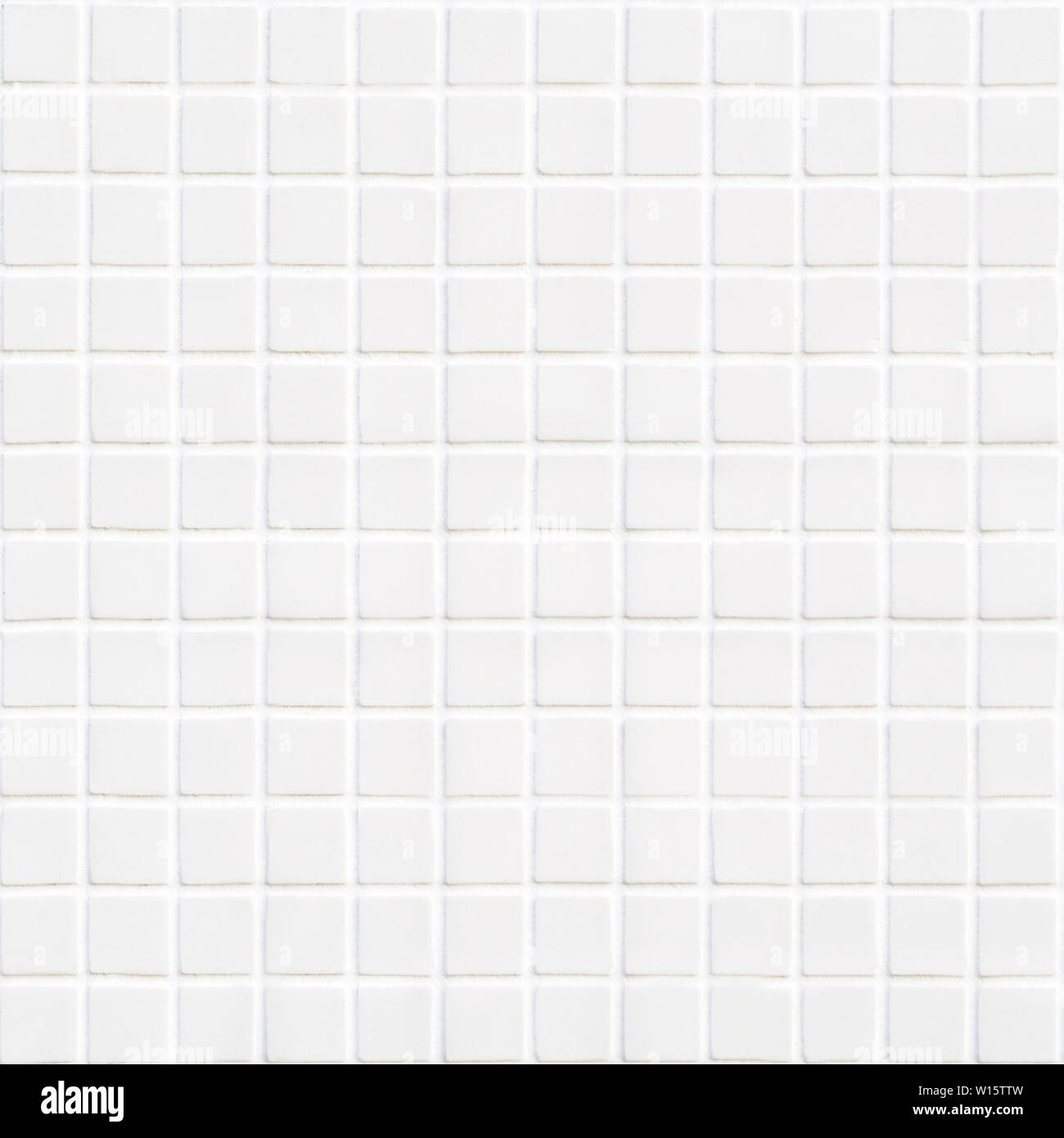 white ceramic tile little squares in square form Stock Photo - Alamy