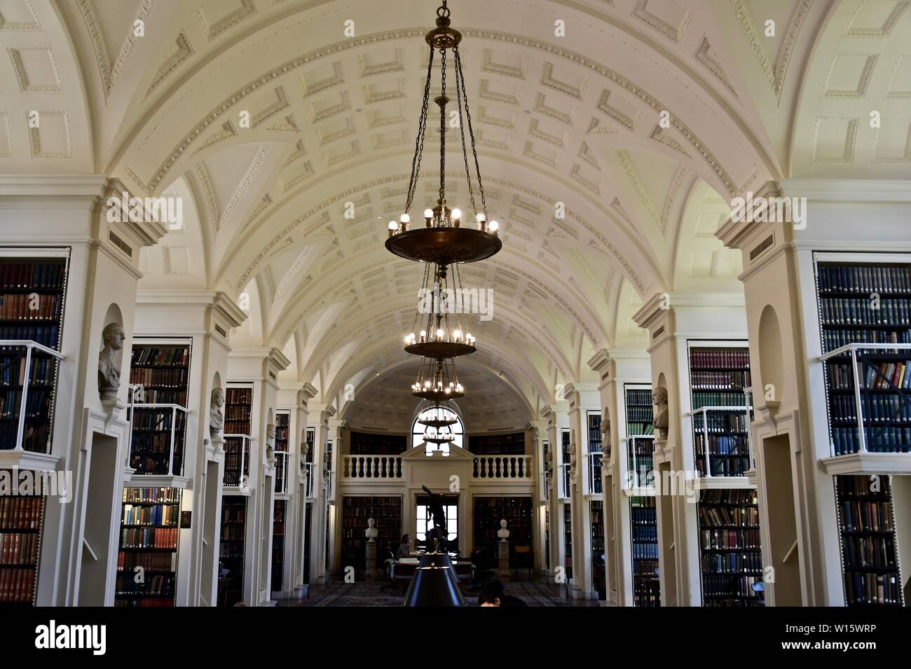 The iconic and historic Boston Athenaeum private membership library ...