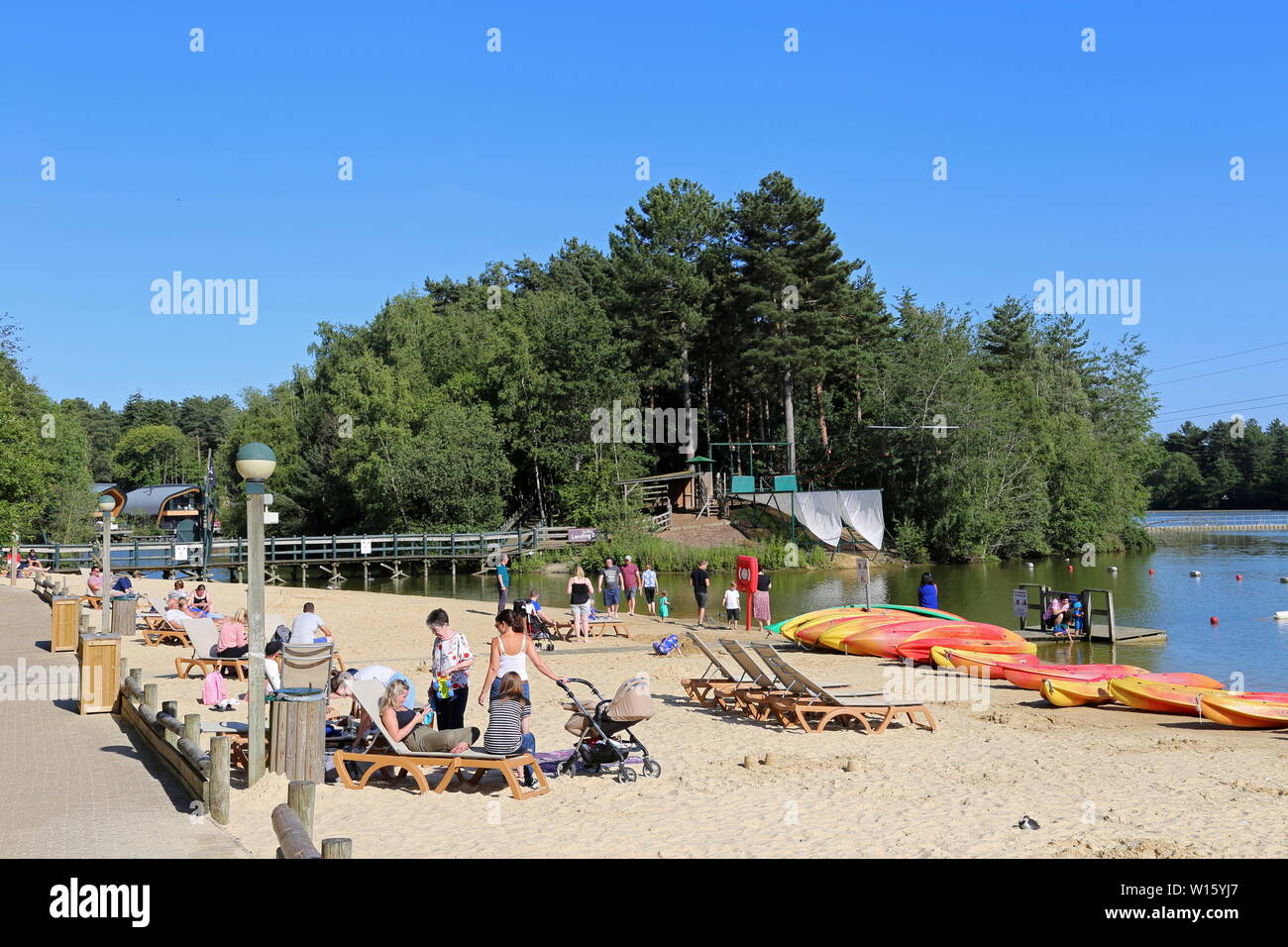 Beach, Center Parcs Elveden Forest, Brandon, Suffolk, England, Great ...