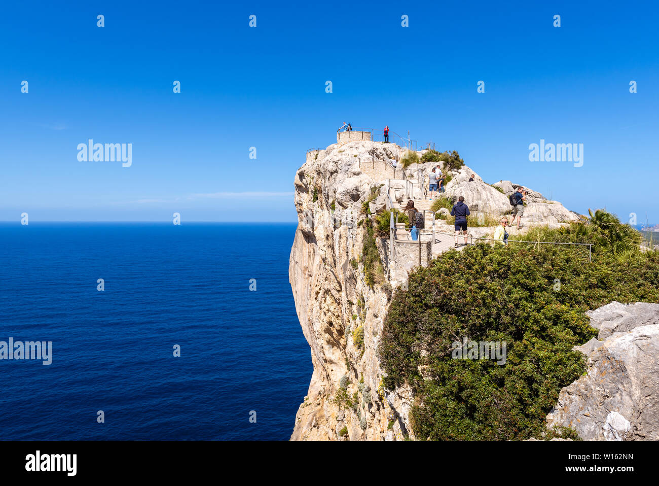 MALLORCA, SPAIN - May 6, 2019: Mirador es Colomer - the main viewpoint ...