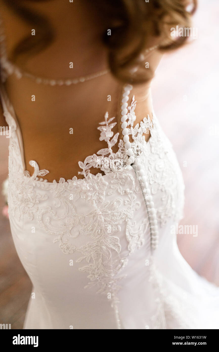 Woman in a gown from back hi-res stock photography and images - Alamy
