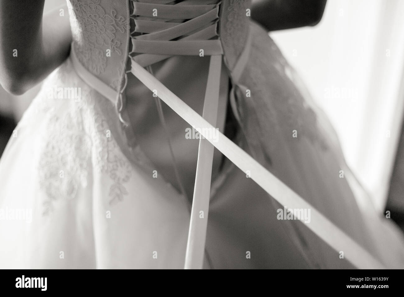 Black corset dress hi-res stock photography and images - Alamy