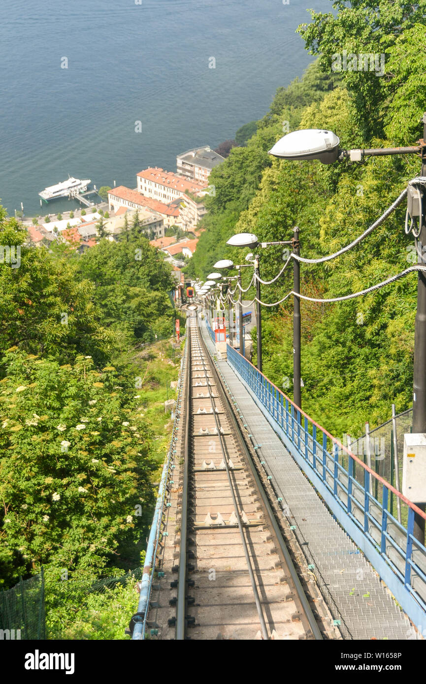 Funicular railway track hi-res stock photography and images - Alamy