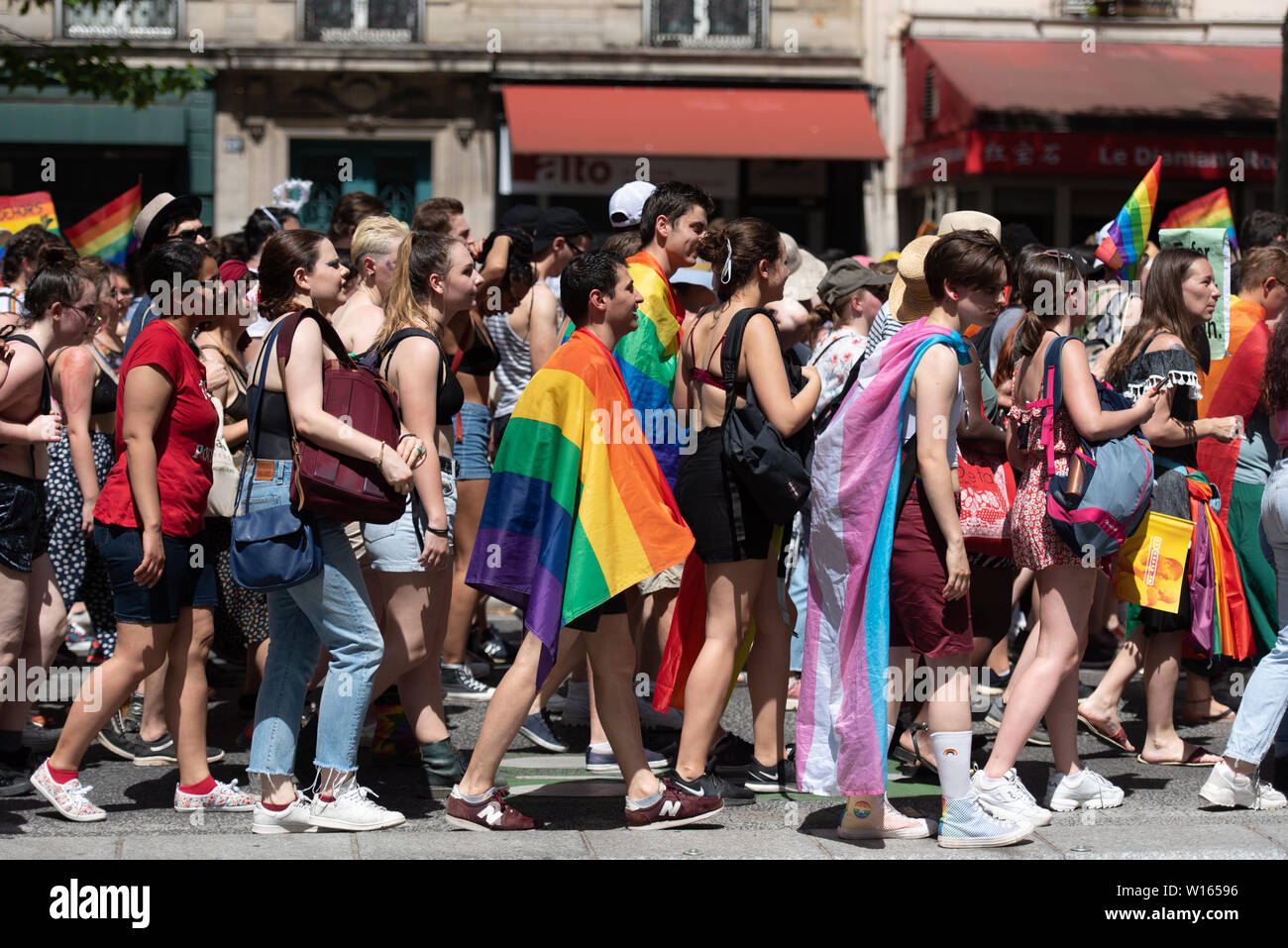 Paris 2019 Gay Pride Stock Photo - Alamy