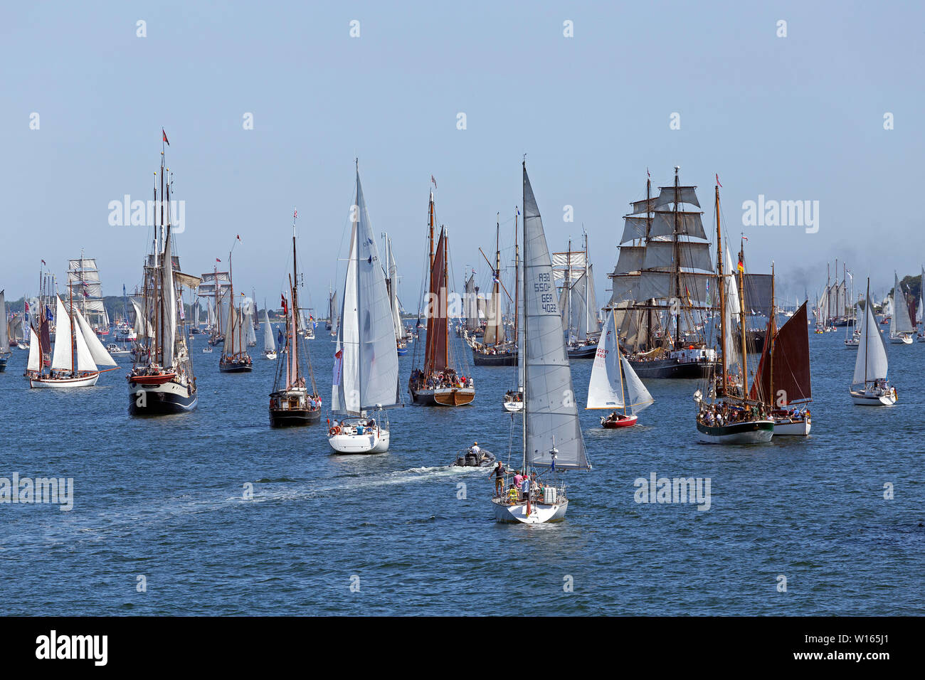 windjammer parade, 125. Kiel Week, Kiel, Schleswig-Holstein, Germany ...