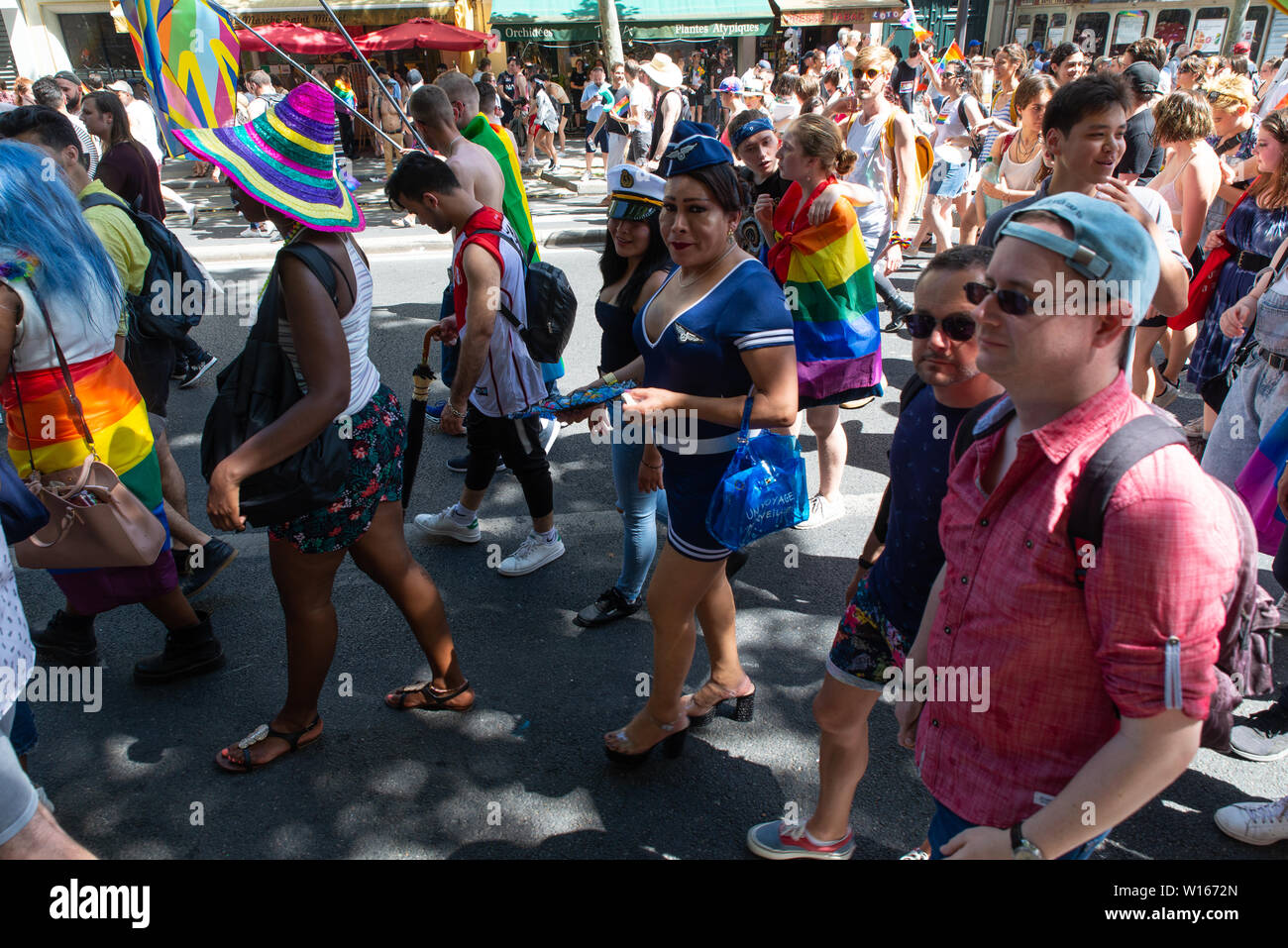 Paris 2019 Gay Pride Stock Photo - Alamy