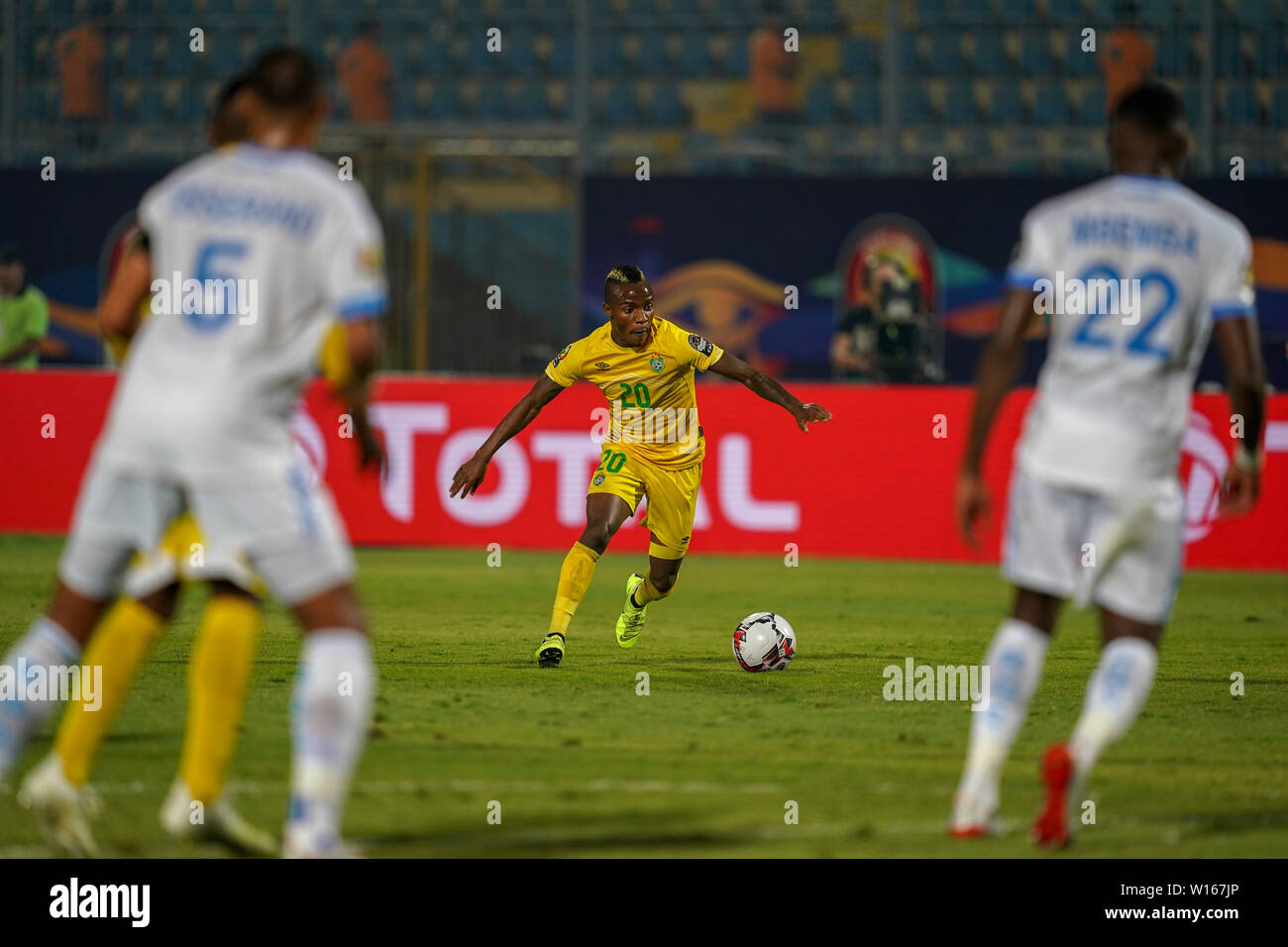 Cairo, Egypt. 30th June, 2019. Kudakwashe Mahachi of Zimbabwe during ...