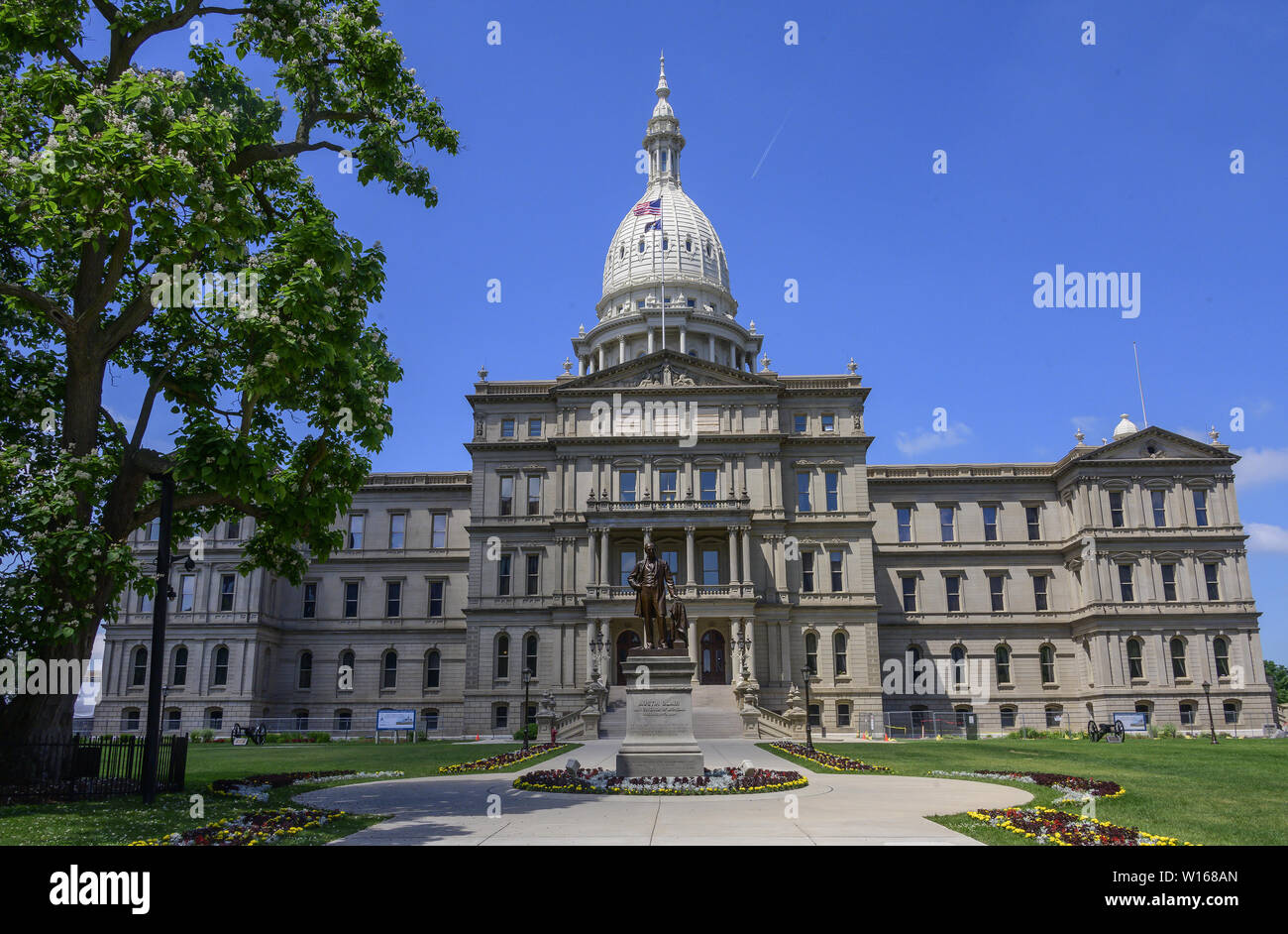 Lansing, Michigan, USA. 29th June, 2019. Exterior of the Michigan State ...