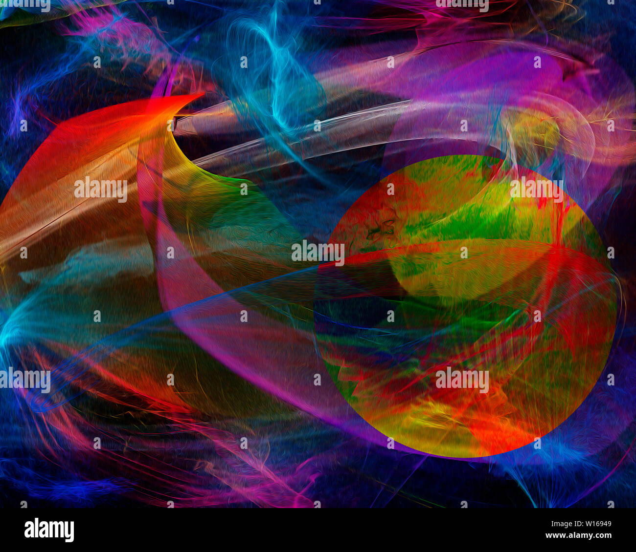 DIGITAL ART: Liquid Dance Stock Photo - Alamy