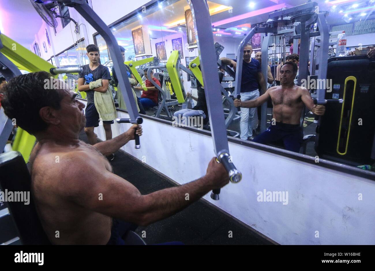 Gaza City, The Gaza Strip, Palestine. 30th June, 2019. A Palestinian ...