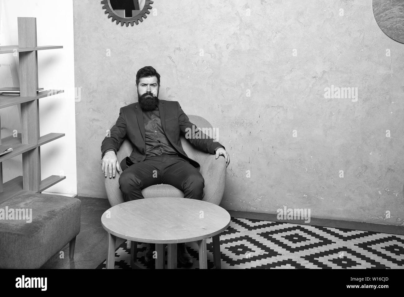 3d man in office Black and White Stock Photos & Images - Alamy