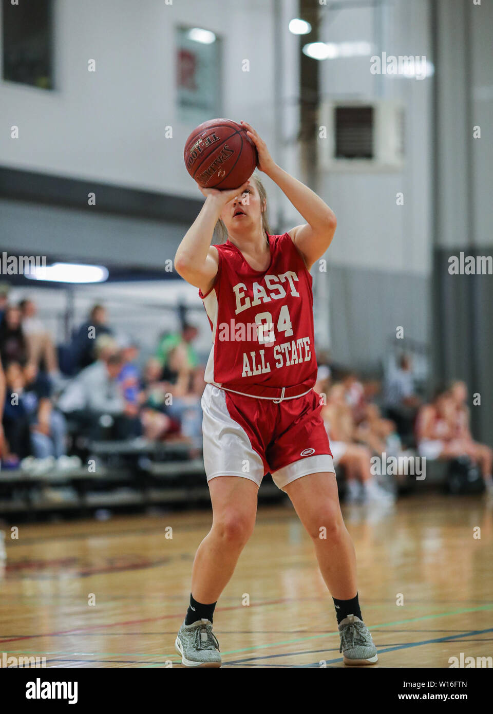 Basketball action at the Washington State 2A and 3A All Star Game in ...