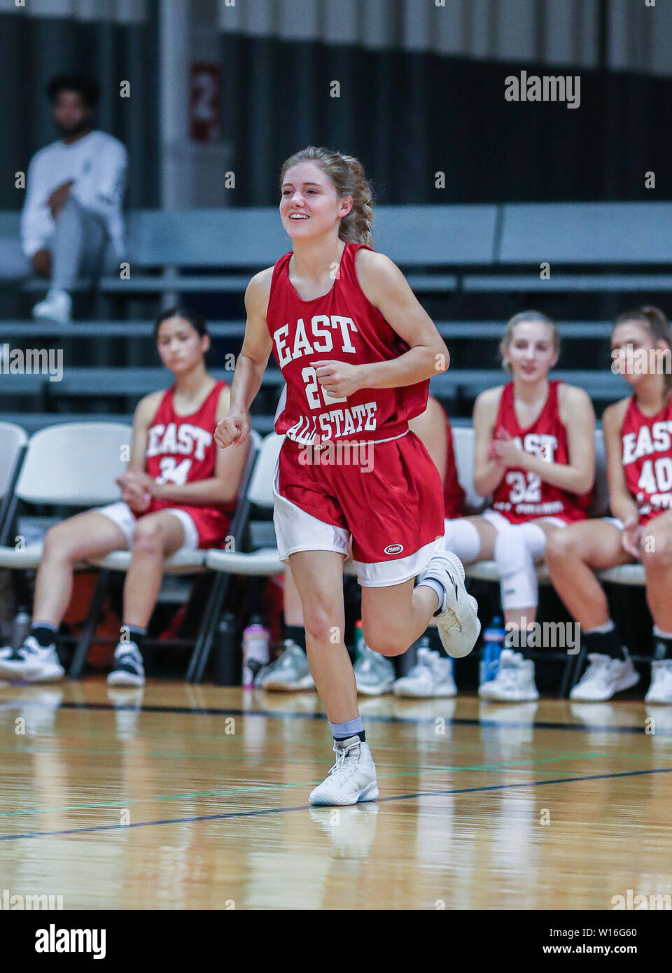 Basketball action at the Washington State 2A and 3A All Star Game in ...
