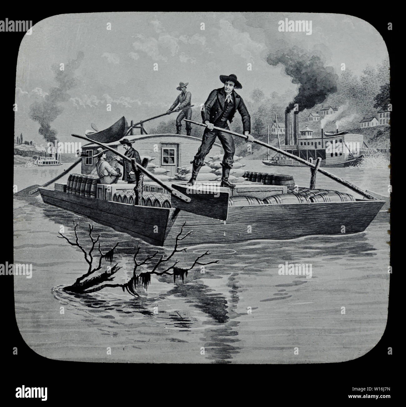 Coloring Pages For Flatboats