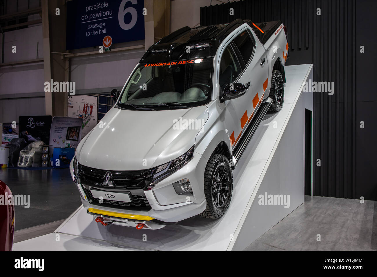 Poznan, Poland, March 2019 Mitsubishi L200, Poznan International Motor ...