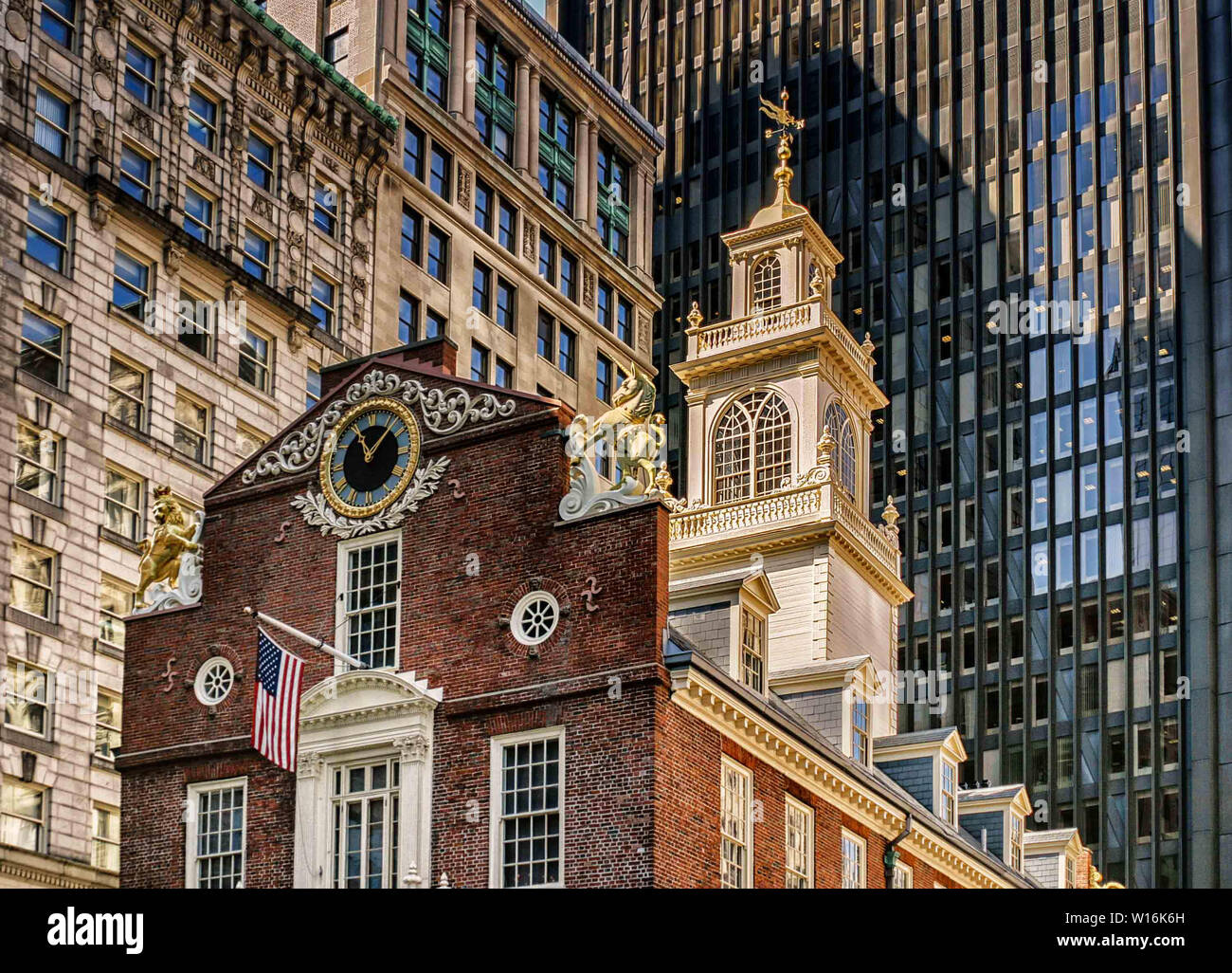Old state house boston 2005 hi-res stock photography and images - Alamy