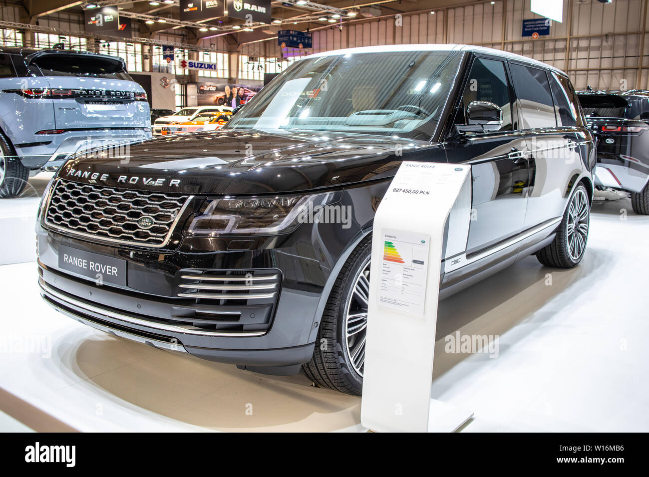 Poznan, Poland, March 2019: Land Rover Range Rover at Poznan ...