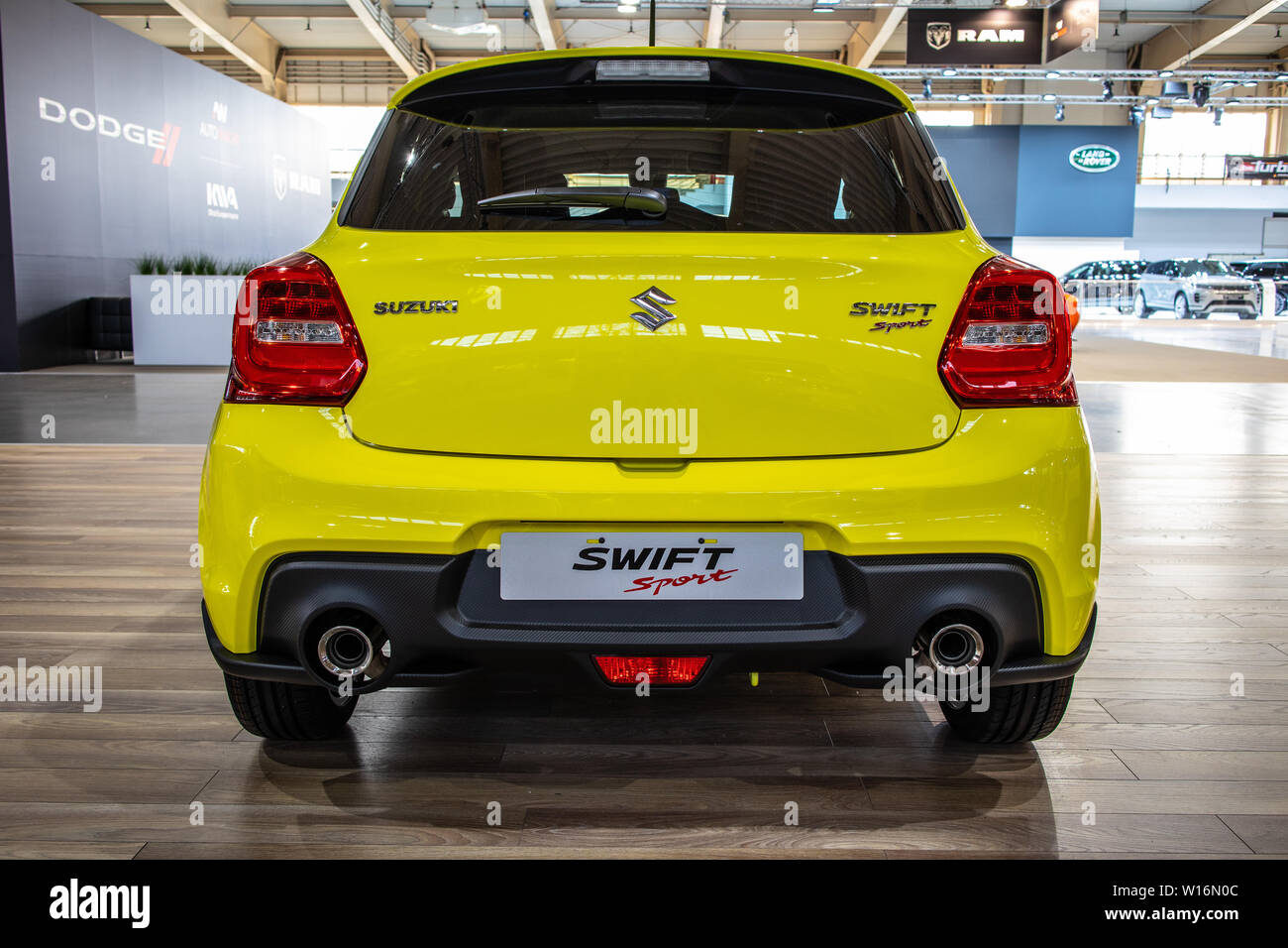 Poznan, Poland, March 2019: new Suzuki Swift Sport, Poznan ...