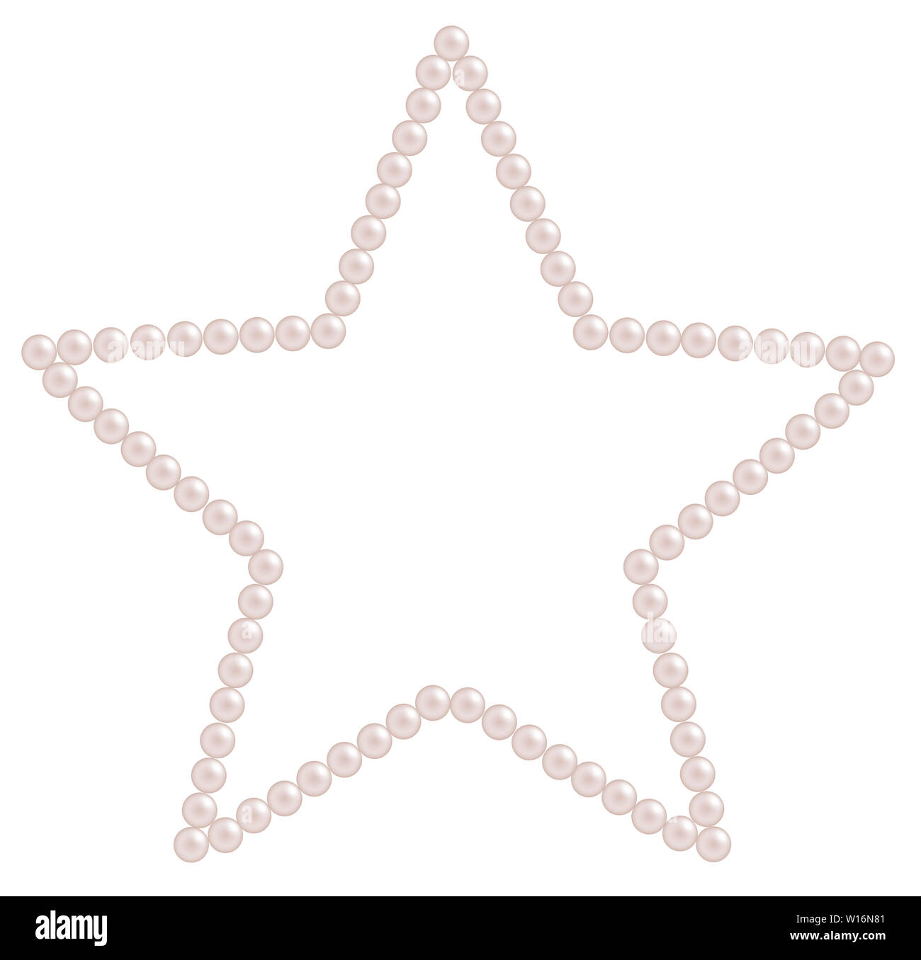 Fine pearl border Cut Out Stock Images & Pictures - Alamy