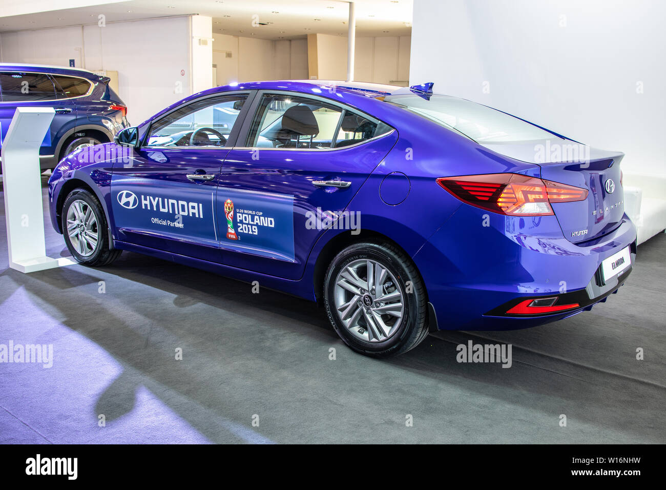 Poznan, Poland, Mar 2019 all new Hyundai Elantra (Avante), Poznan ...
