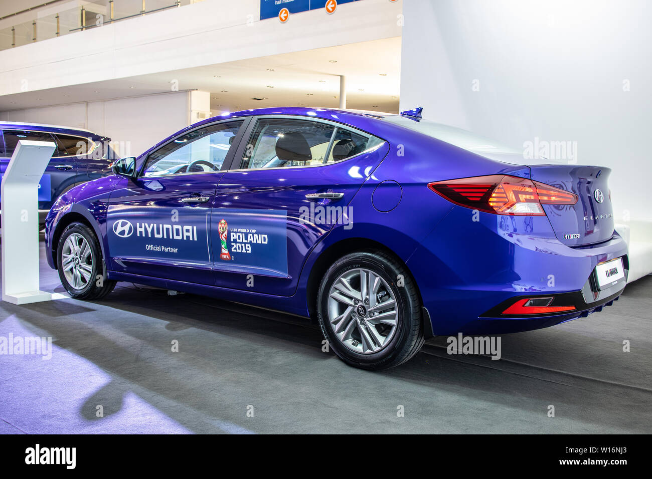 Poznan, Poland, Mar 2019 all new Hyundai Elantra (Avante), Poznan ...