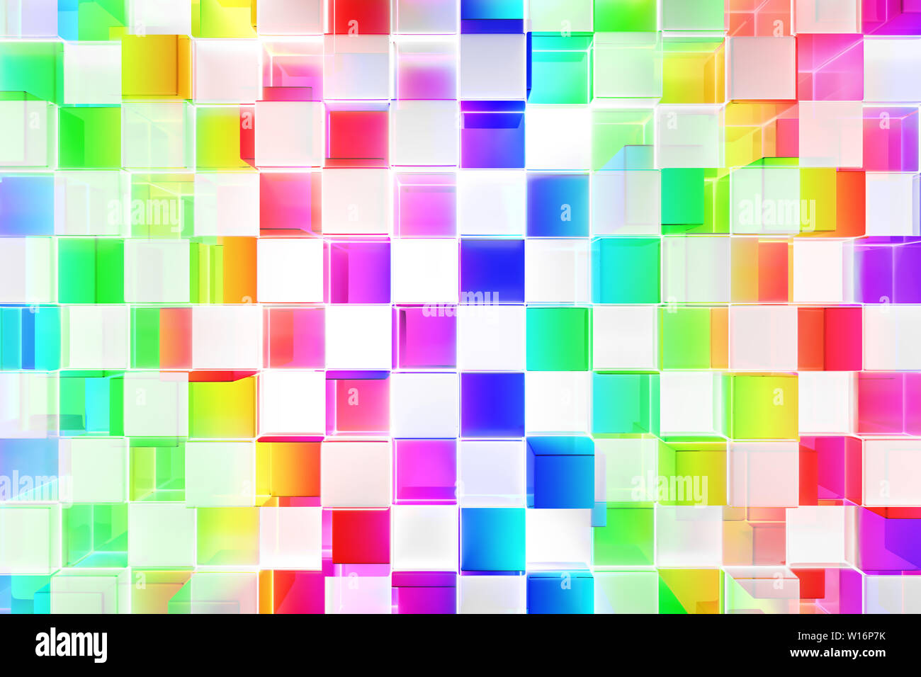 3d abstract green cube background hi-res stock photography and images ...