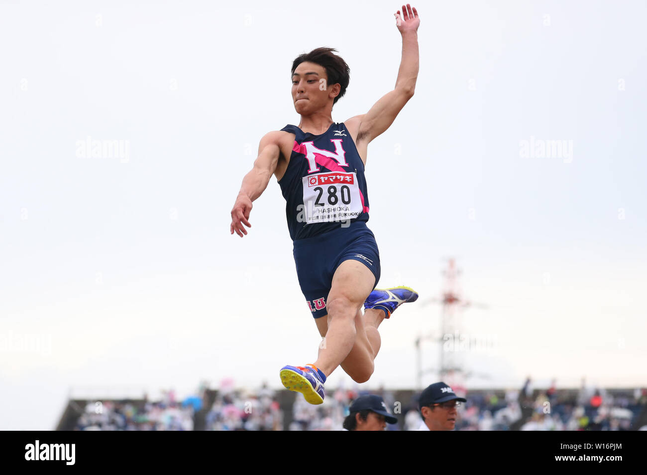 Hakatanomori Athletic Stadium, Fukuoka, Japan. 30th June, 2019. Yuki ...