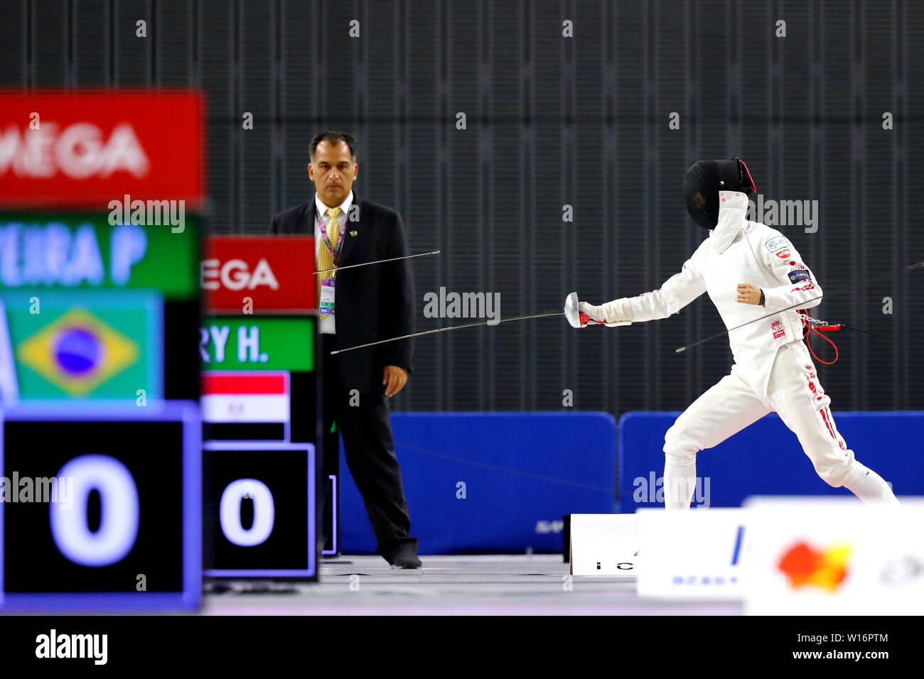 Tokyo, Japan. 30th June, 2019. Natsumi Tomonaga (JPN) Modern Pentathlon ...