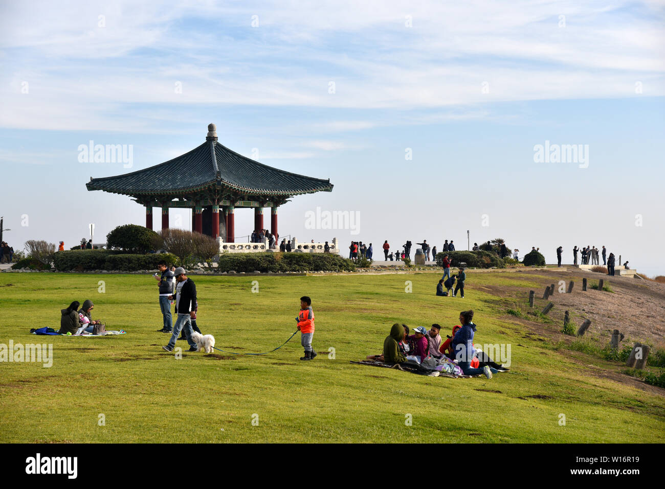 SAN PEDRO, CA/USA - DECEMBER 25, 2018: The Korean Bell of FriendshipThe ...