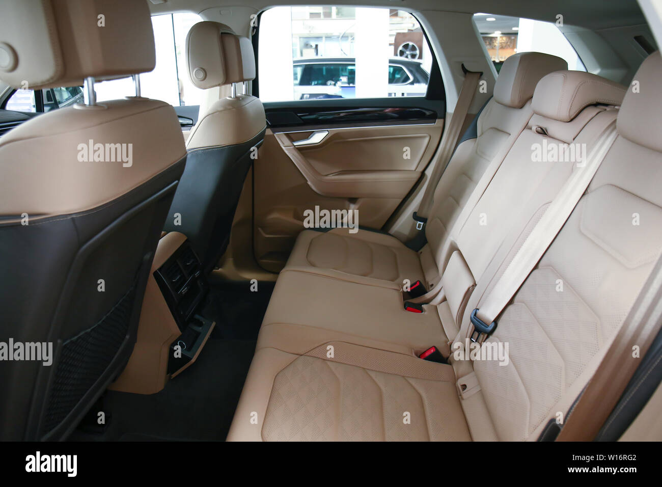 Salon of stylish modern car Stock Photo - Alamy