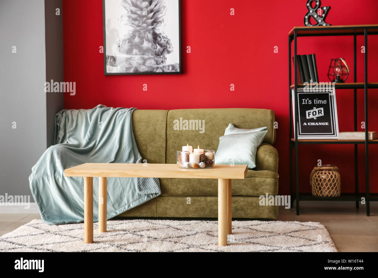 Interior of modern comfortable room Stock Photo - Alamy
