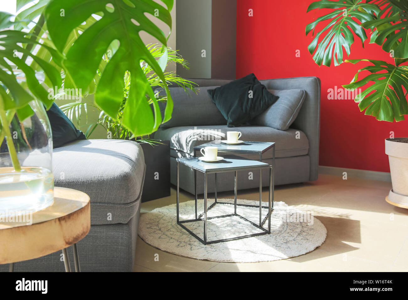 Interior of modern comfortable room Stock Photo - Alamy