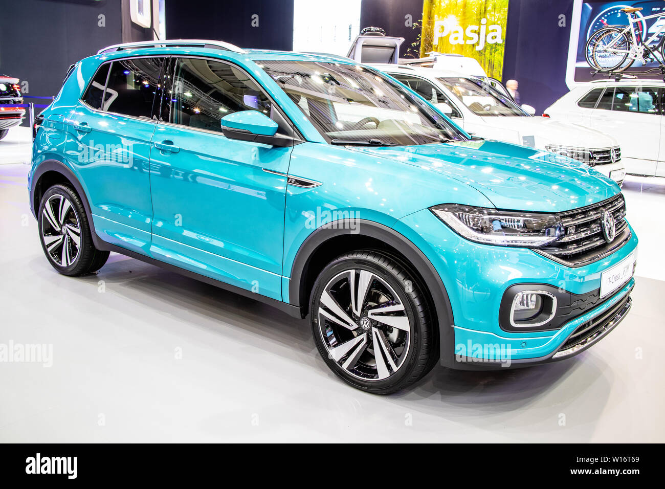 Poznan, Poland, March 2019: Volkswagen VW T-Cross R-Line at Poznan ...