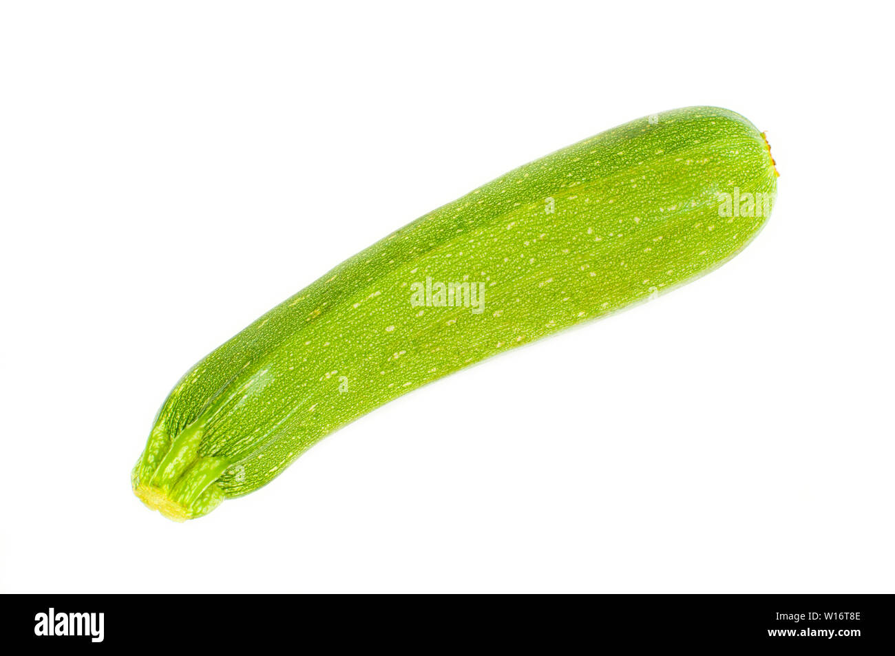 Fresh vegetable. Green zucchini isolated on white background Stock ...