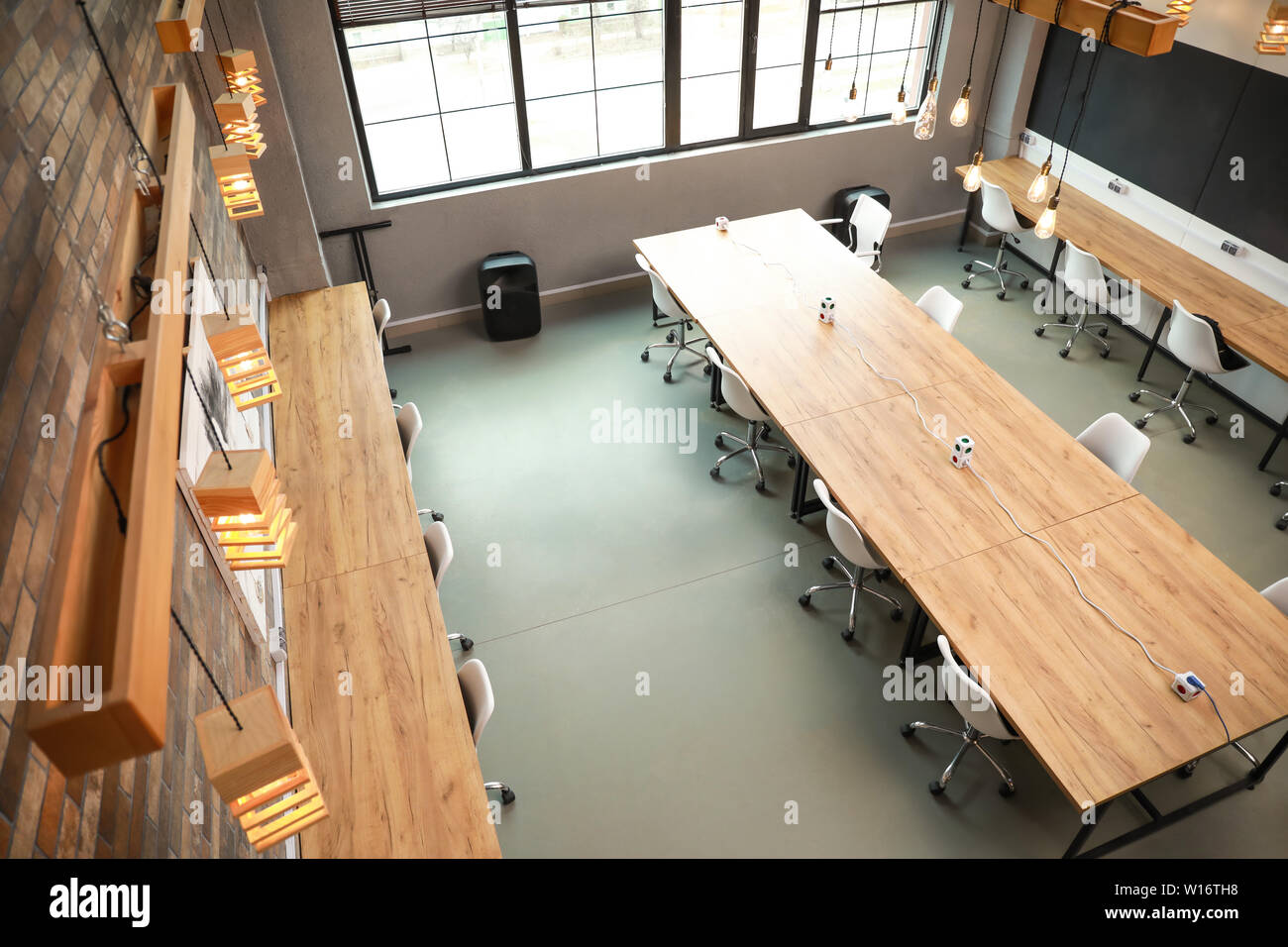 Interior of conference hall in modern office Stock Photo - Alamy