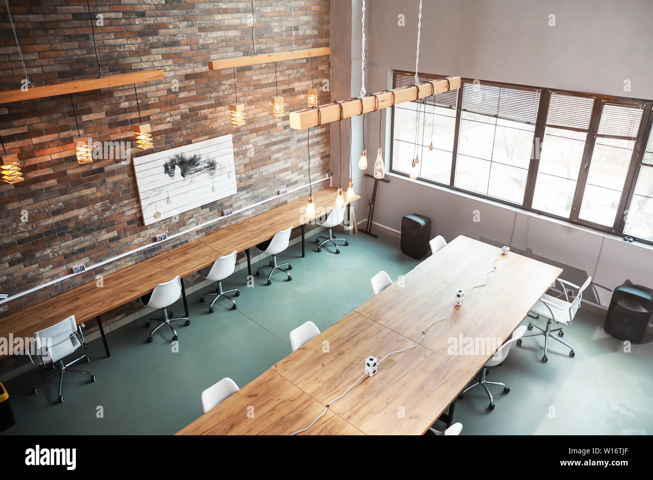 Interior of conference hall in modern office Stock Photo - Alamy
