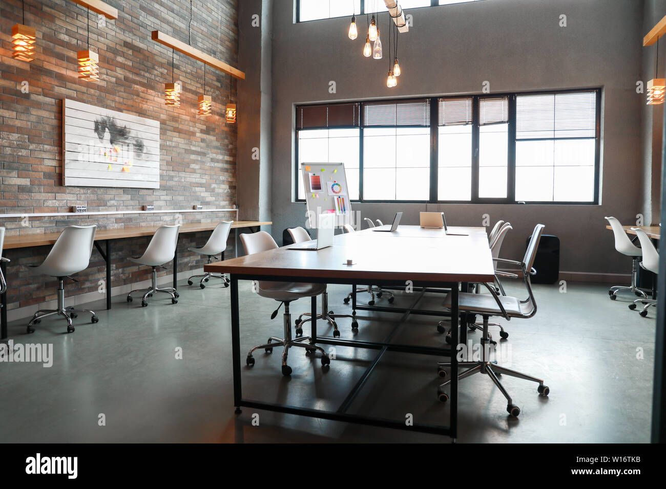 Interior of conference hall in modern office Stock Photo - Alamy