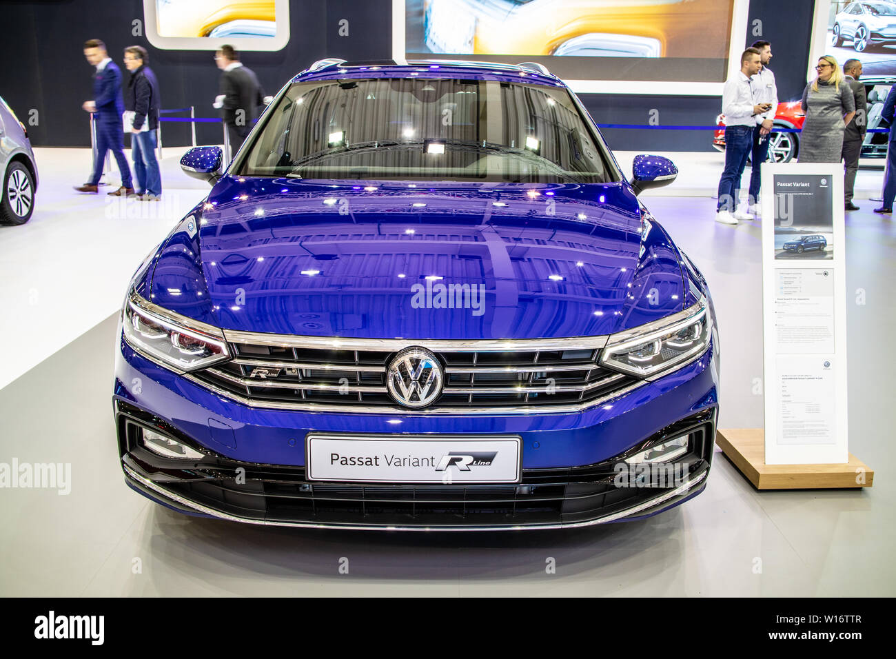 Poznan, Poland, March 2019 Volkswagen VW Passat Variant R-Line, Poznan ...