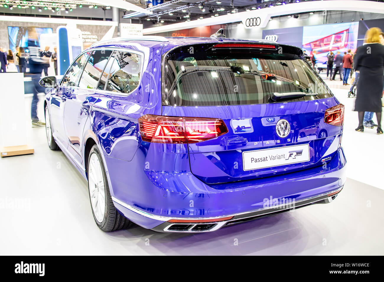 Poznan, Poland, March 2019 Volkswagen VW Passat Variant R-Line, Poznan ...