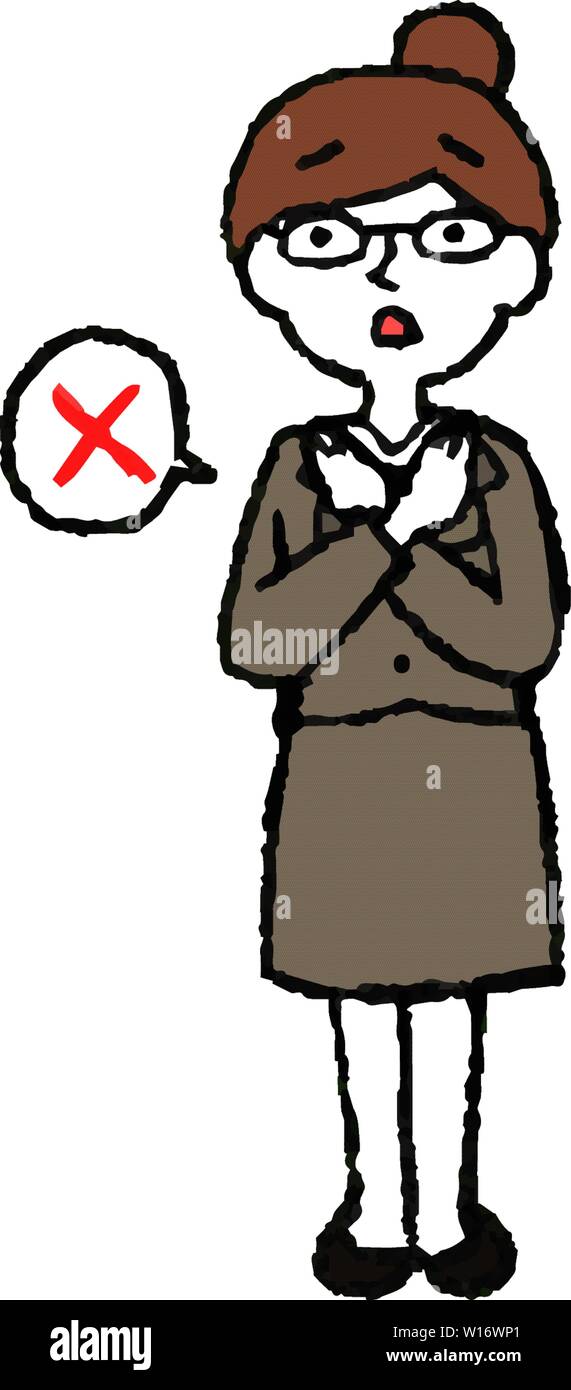 Business, female, full body Stock Vector Images - Alamy