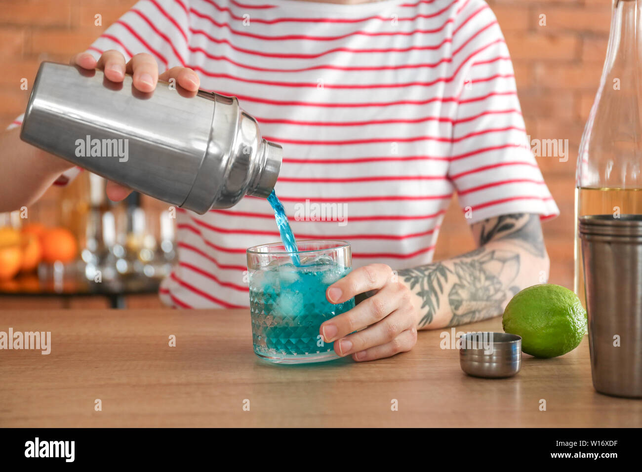 Preparing cold season woman hi-res stock photography and images - Alamy