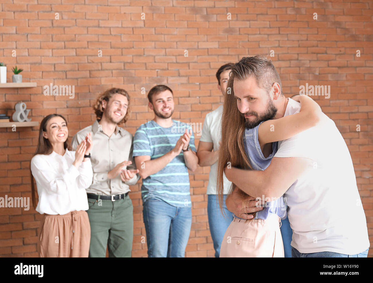 Calming embrace hi-res stock photography and images - Alamy